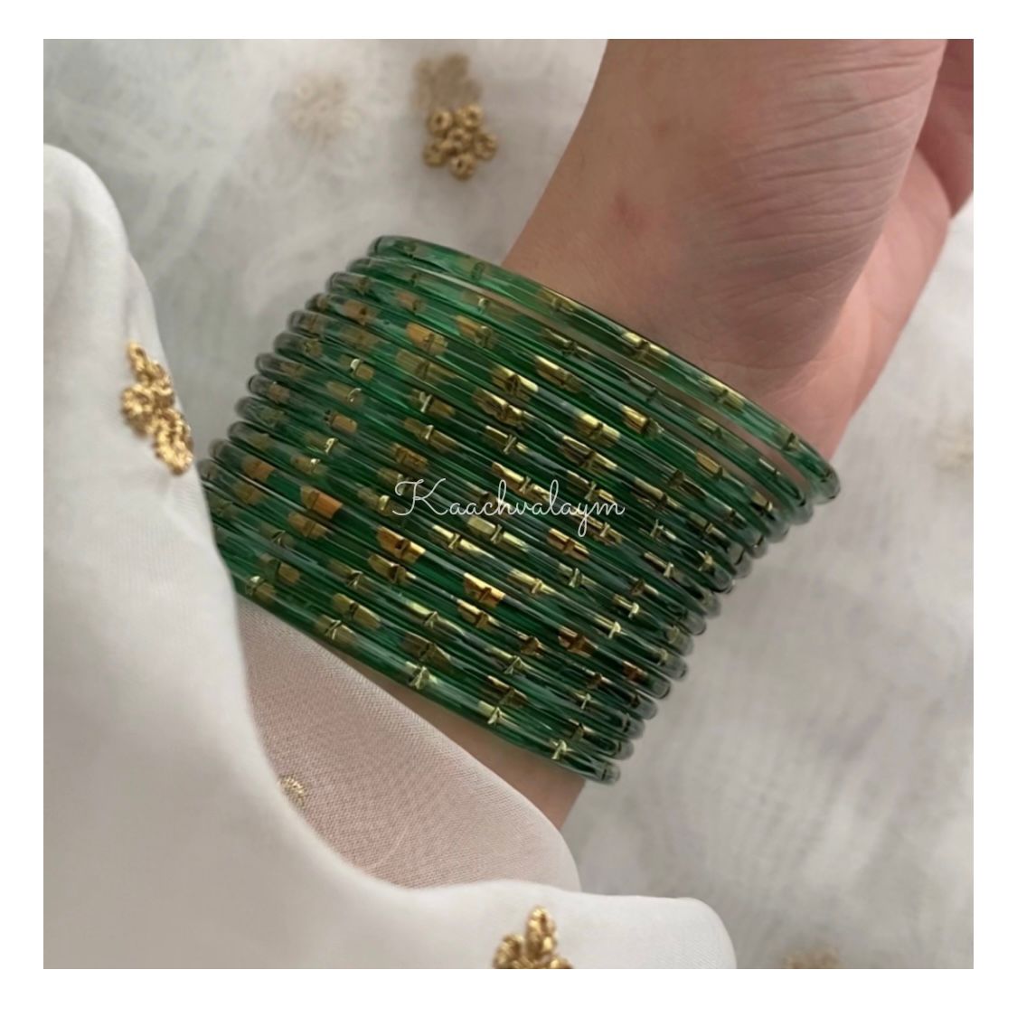 Pakki Hill Meena Bangles (per dozen) | Kaachvalaym